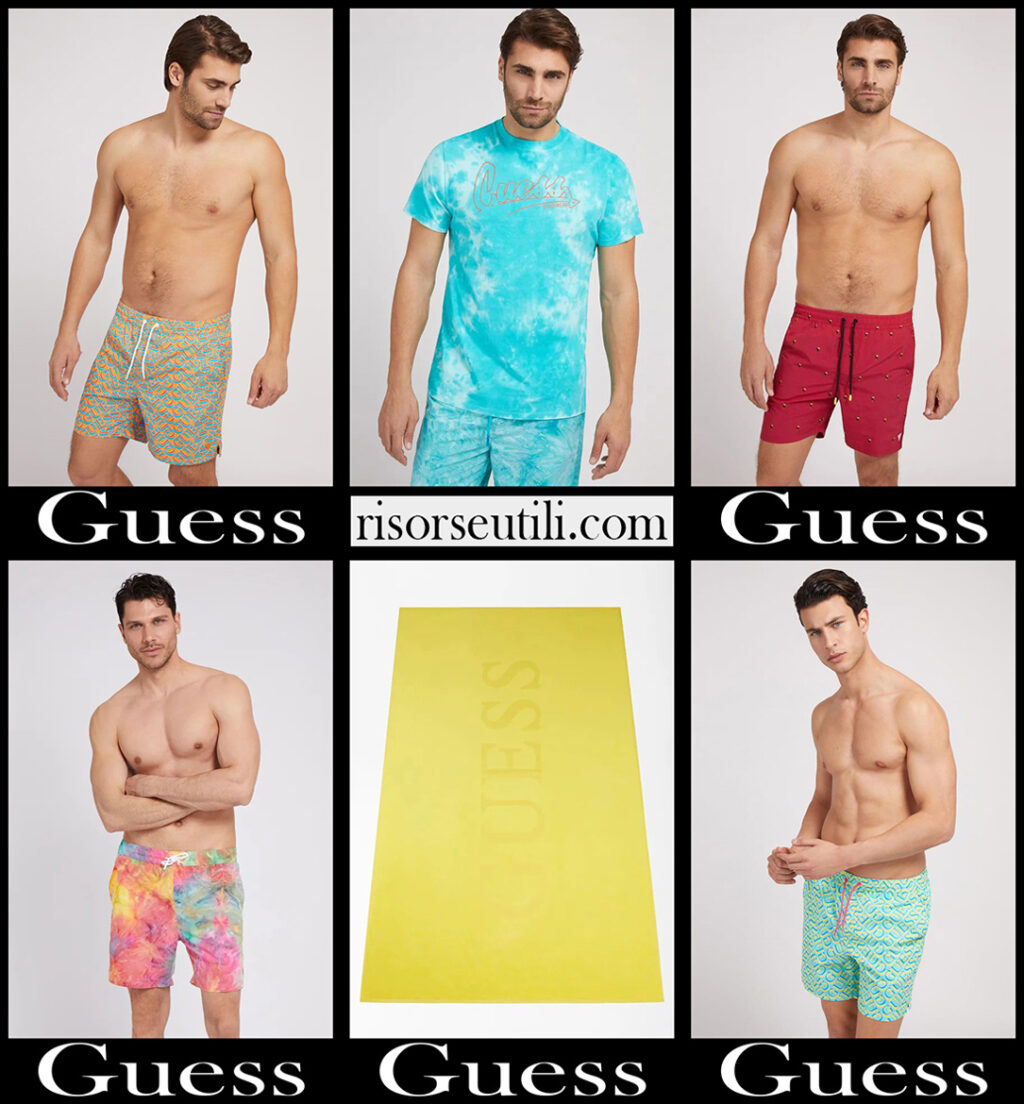 New arrivals Guess swimwear 2022 men's beachwear
