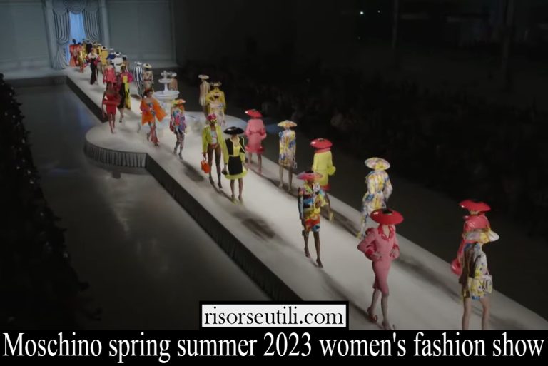Moschino spring summer 2023 women's fashion show