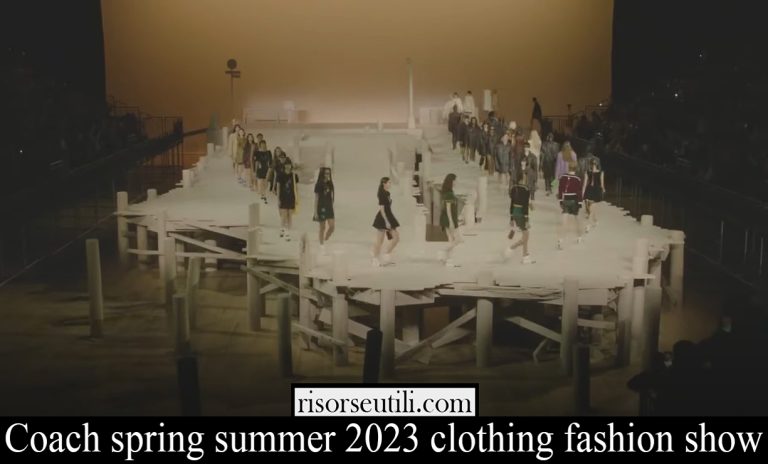 Coach spring summer 2023 clothing fashion show
