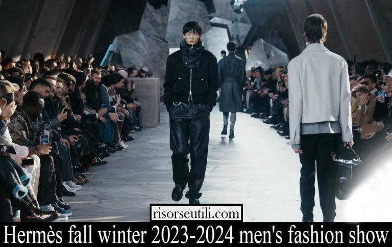 Hermès fall winter 2023-2024 men's fashion show
