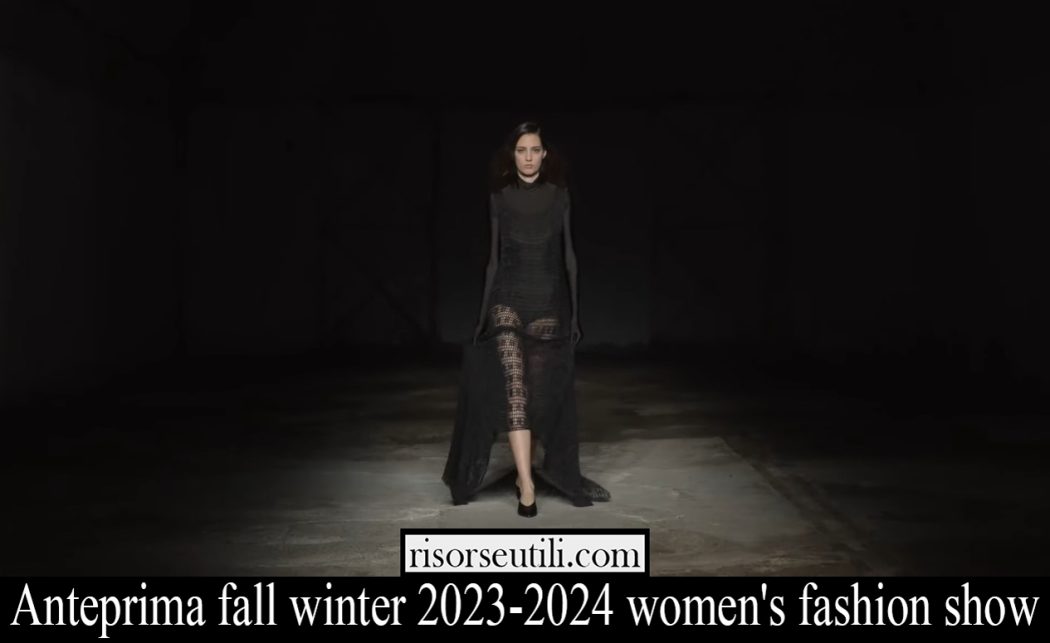 Anteprima fall winter 2023-2024 women's fashion show